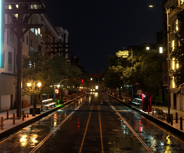 ArtStation - City Street | Game Assets