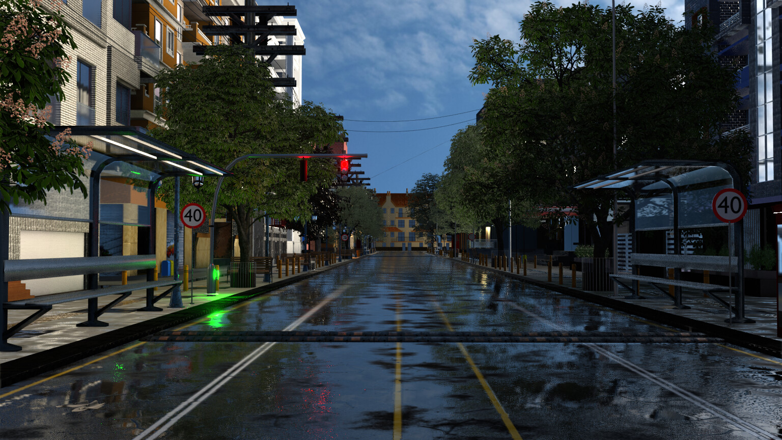 ArtStation - City Street | Game Assets