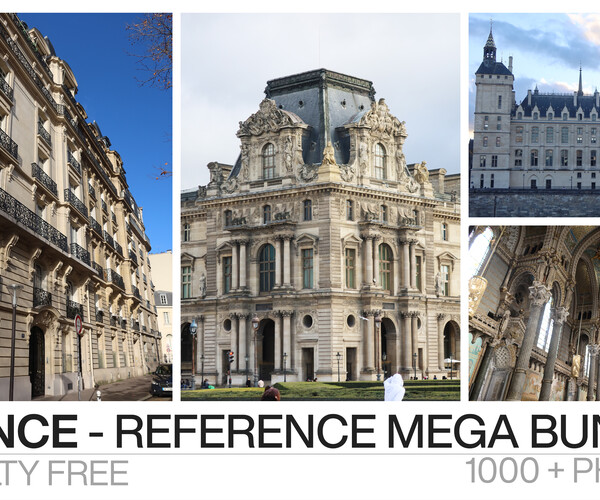 ArtStation - FRANCE HISTORIC BUILDINGS AND MONUMENTS PHOTO REFERENCE ...