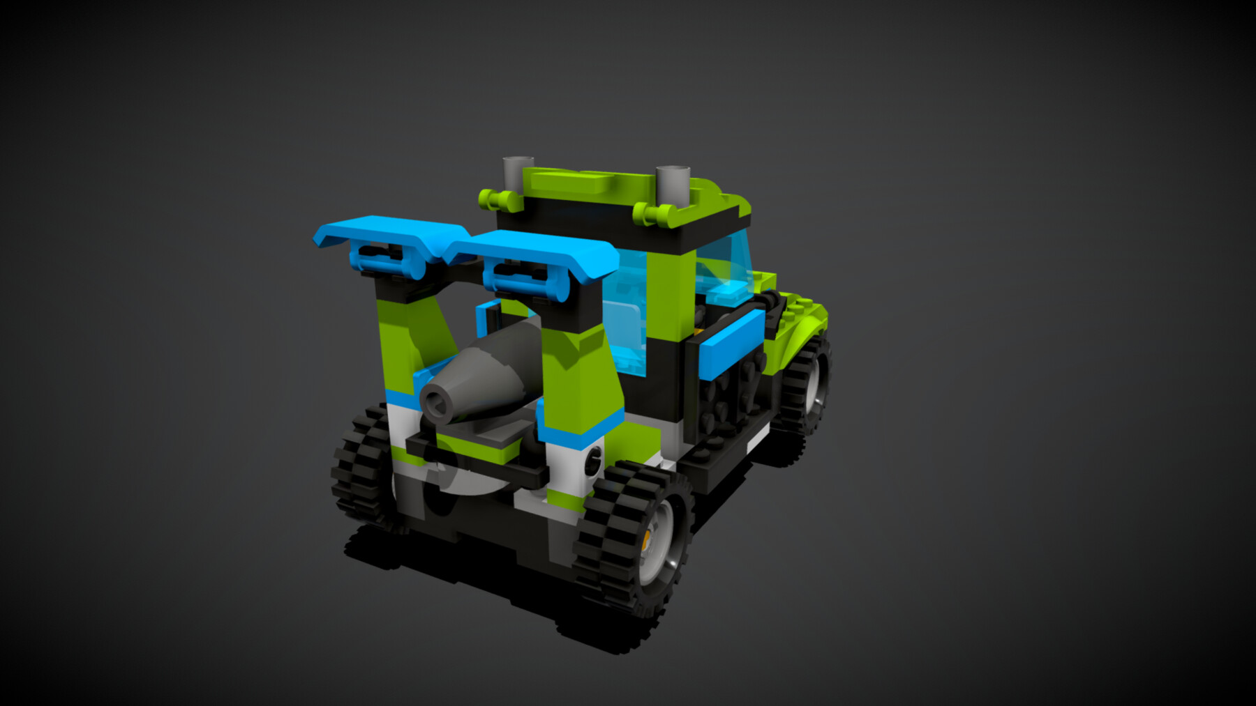 ArtStation - Rocket Rally truck Lego | Game Assets