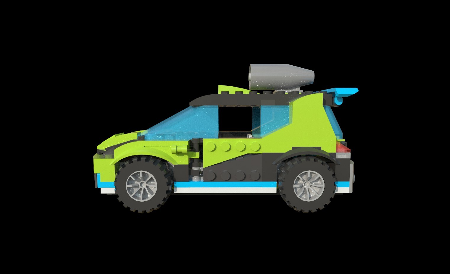 ArtStation - Rocket Rally Car Lego | Game Assets