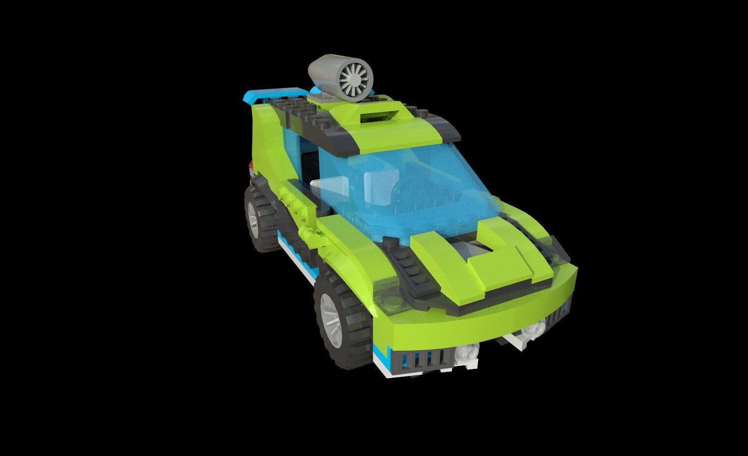 ArtStation - Rocket Rally Car Lego | Game Assets