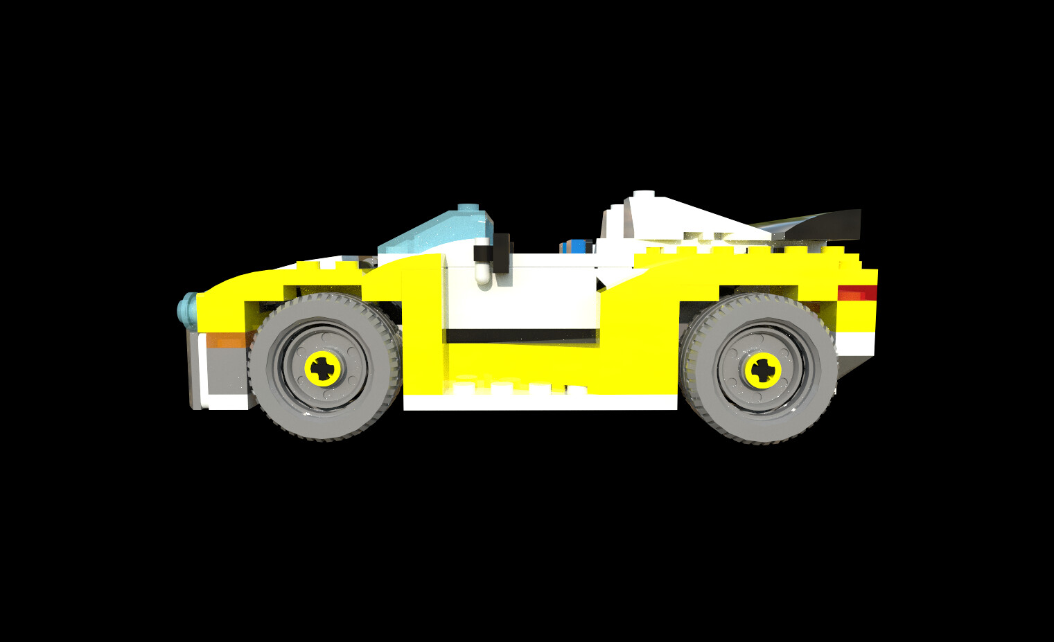 ArtStation - Fast Car Lego | Game Assets