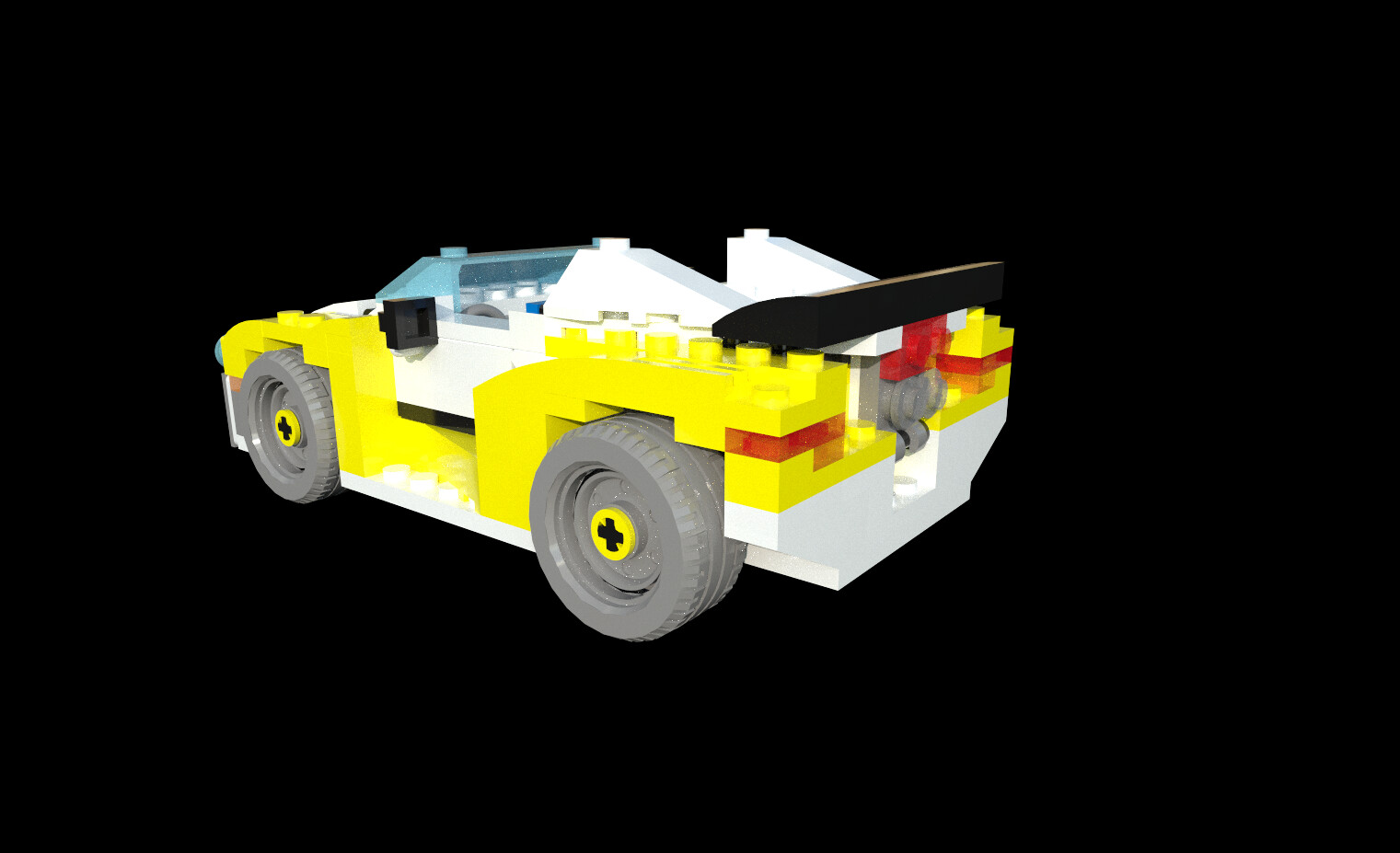 ArtStation - Fast Car Lego | Game Assets