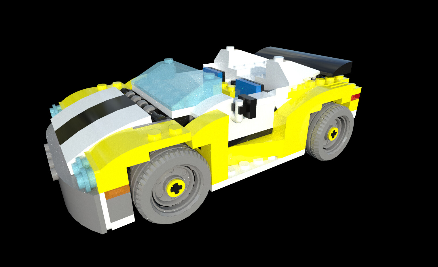 ArtStation - Fast Car Lego | Game Assets