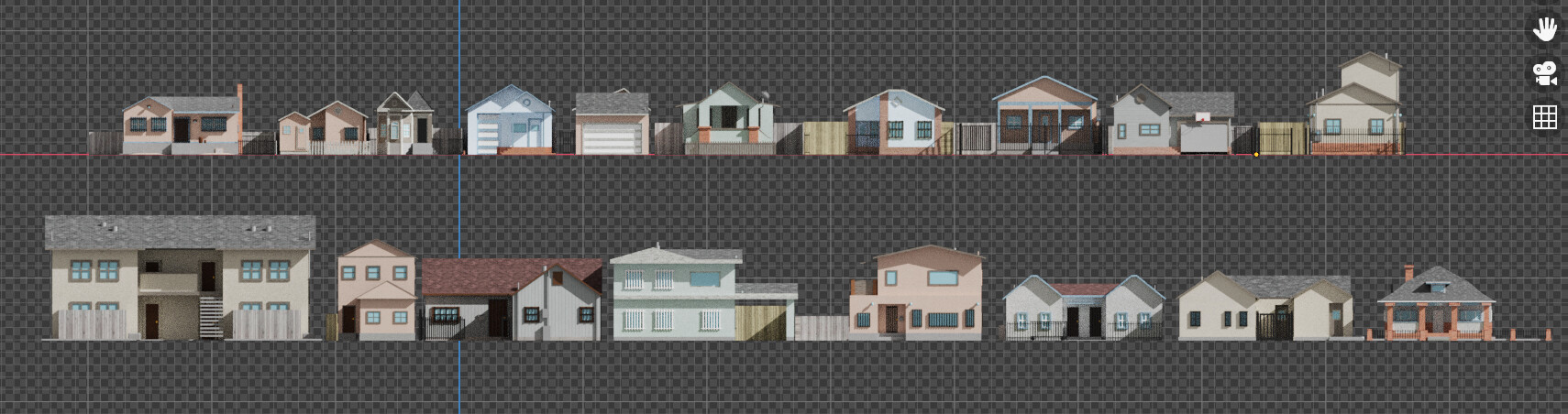 ArtStation - Brandonville Residential Vol. 1: Set of 18 Unique 3D House ...
