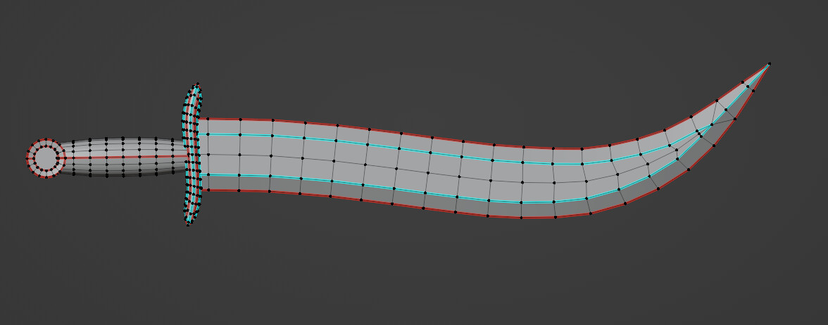 ArtStation - simple Scimitar | Game Assets