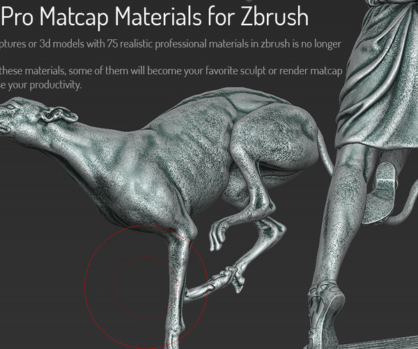 ArtStation - Crea Clay Pro Matcap Materials for Zbrush | Resources