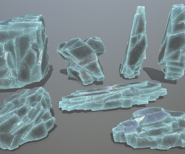 ArtStation - ice rocks | Game Assets