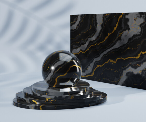 ArtStation - 7 Pro Marble Realtime Shaders Volume 01 for Blender 3D ...
