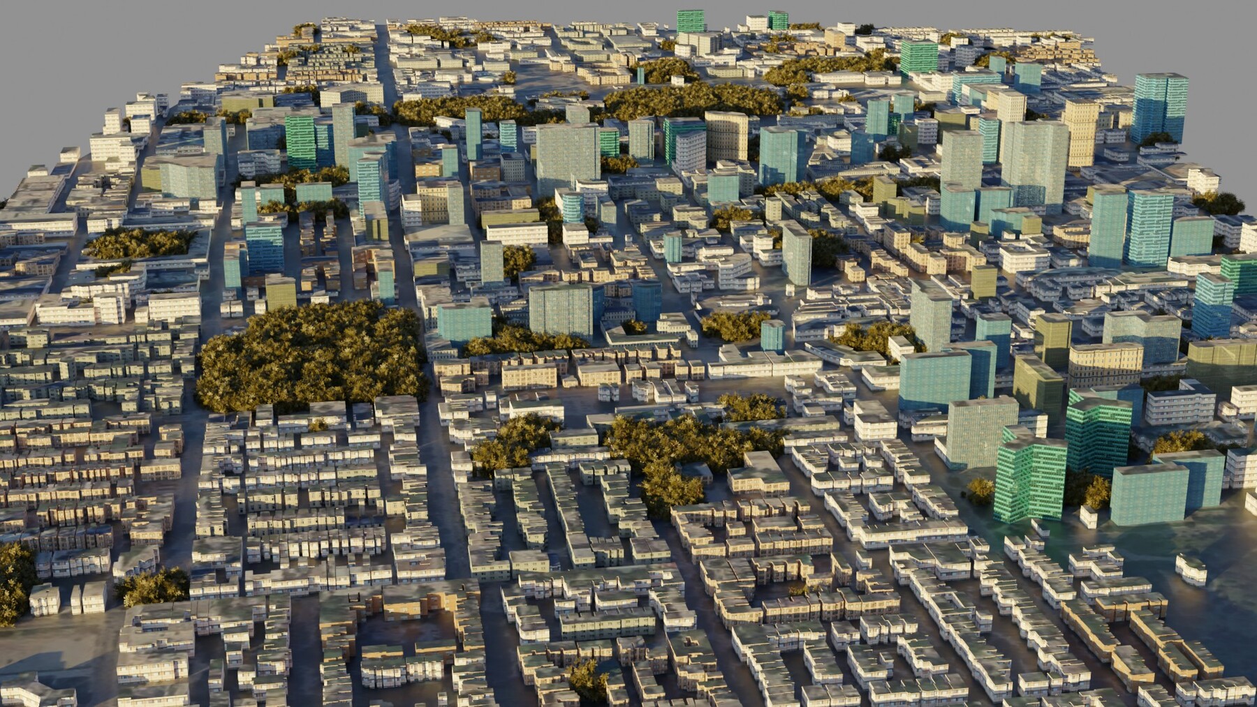 ArtStation - City Scape 3D model | Game Assets