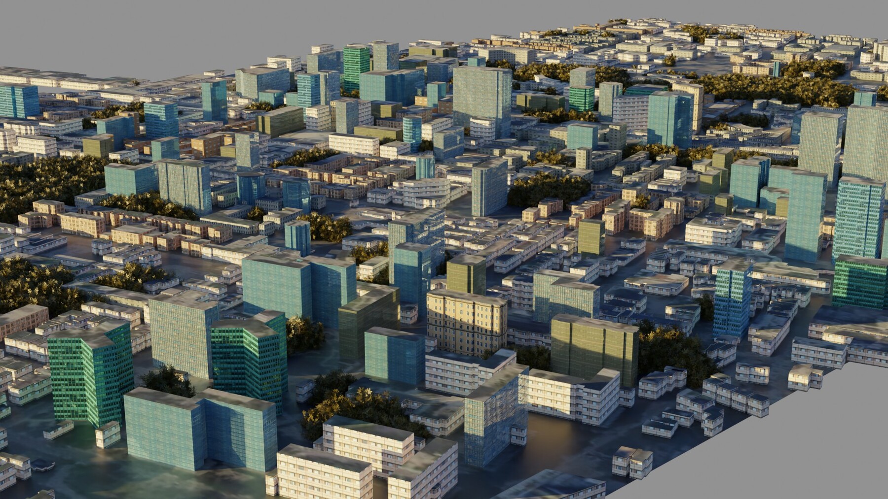 ArtStation - City Scape 3D model | Game Assets