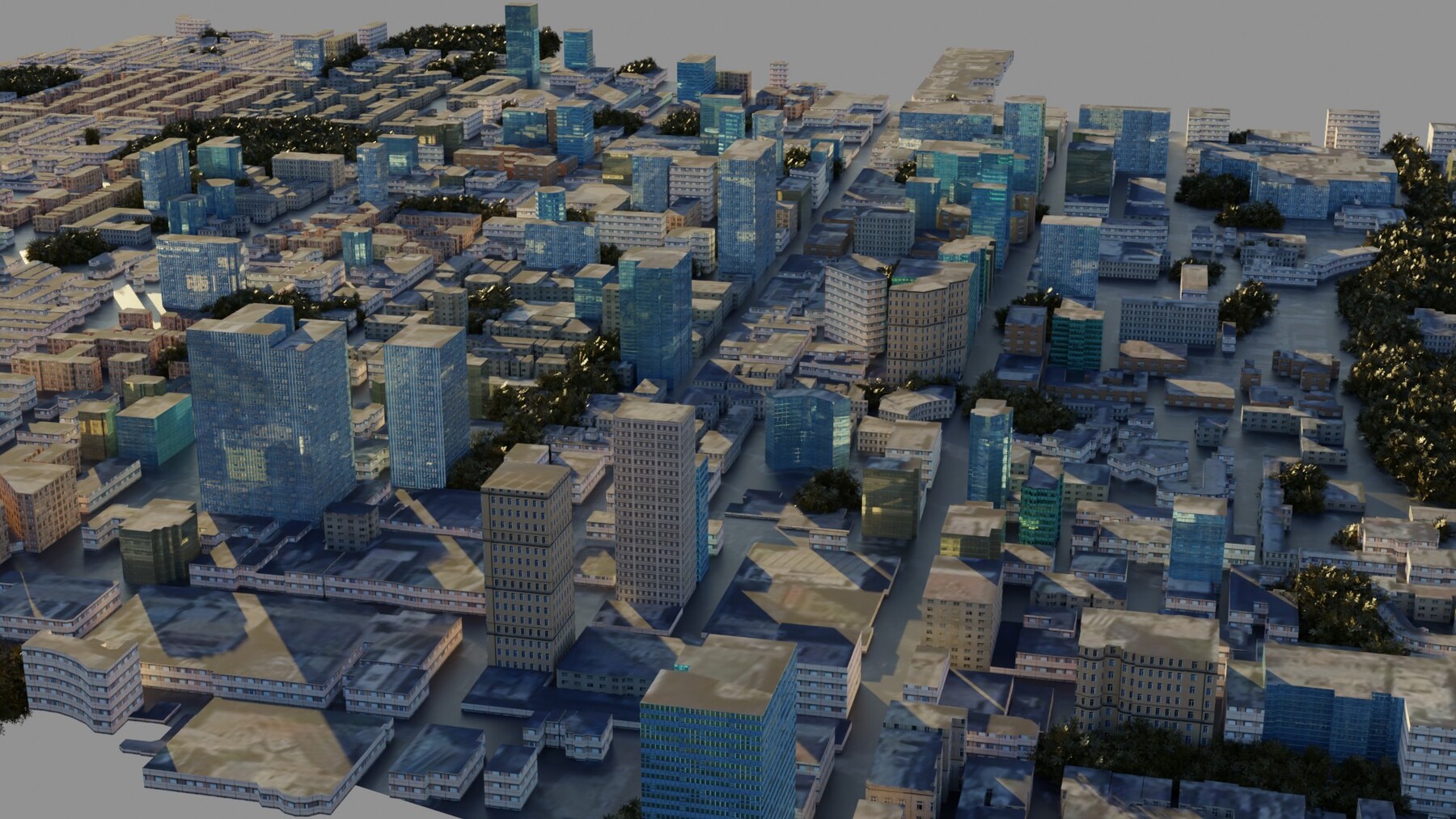ArtStation - City Scape 3D model | Game Assets