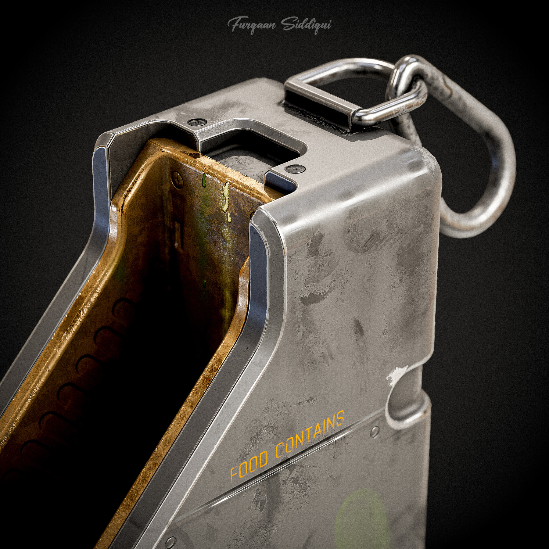 ArtStation - Sci-fi Food Container PBR | Game Assets