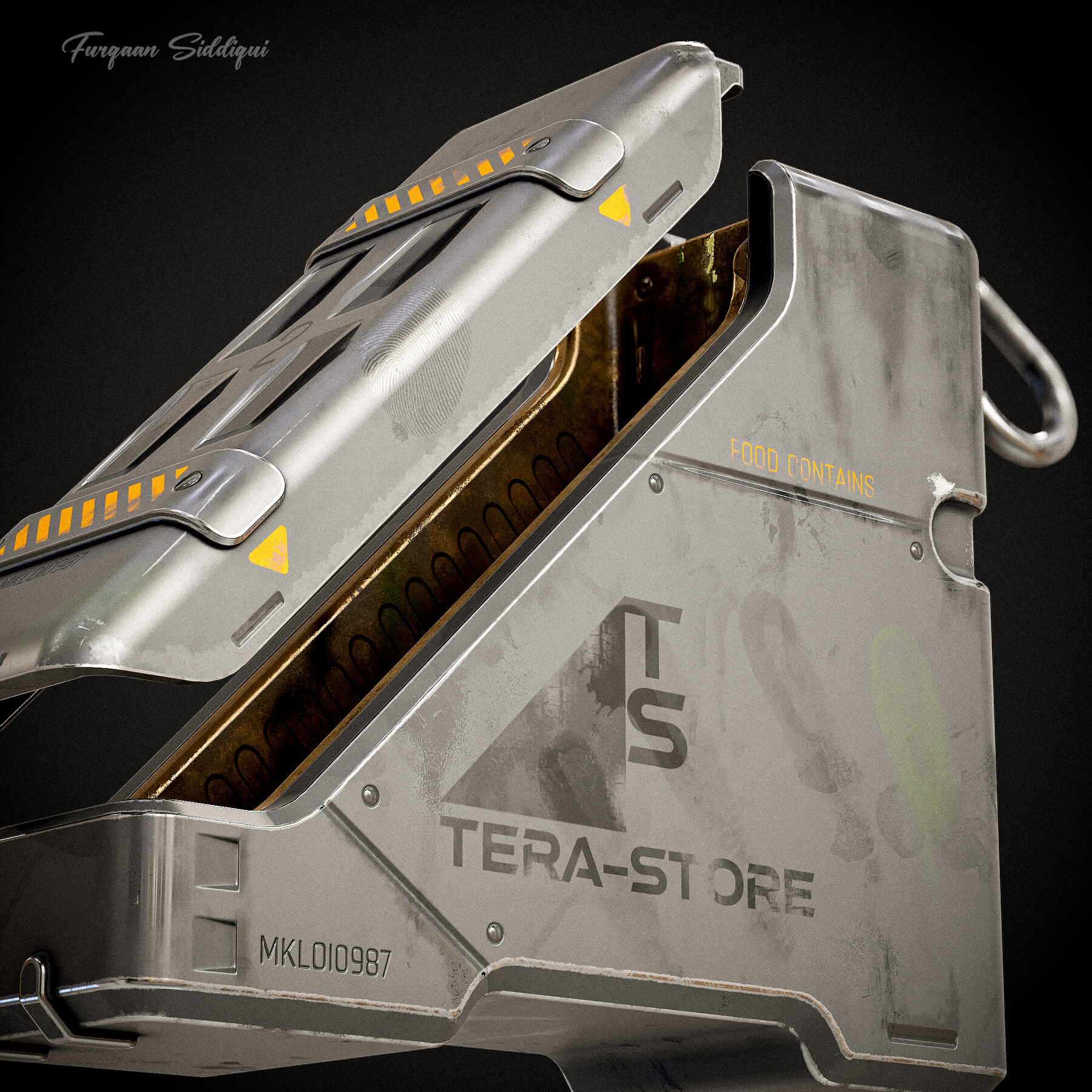 ArtStation - Sci-fi Food Container PBR | Game Assets