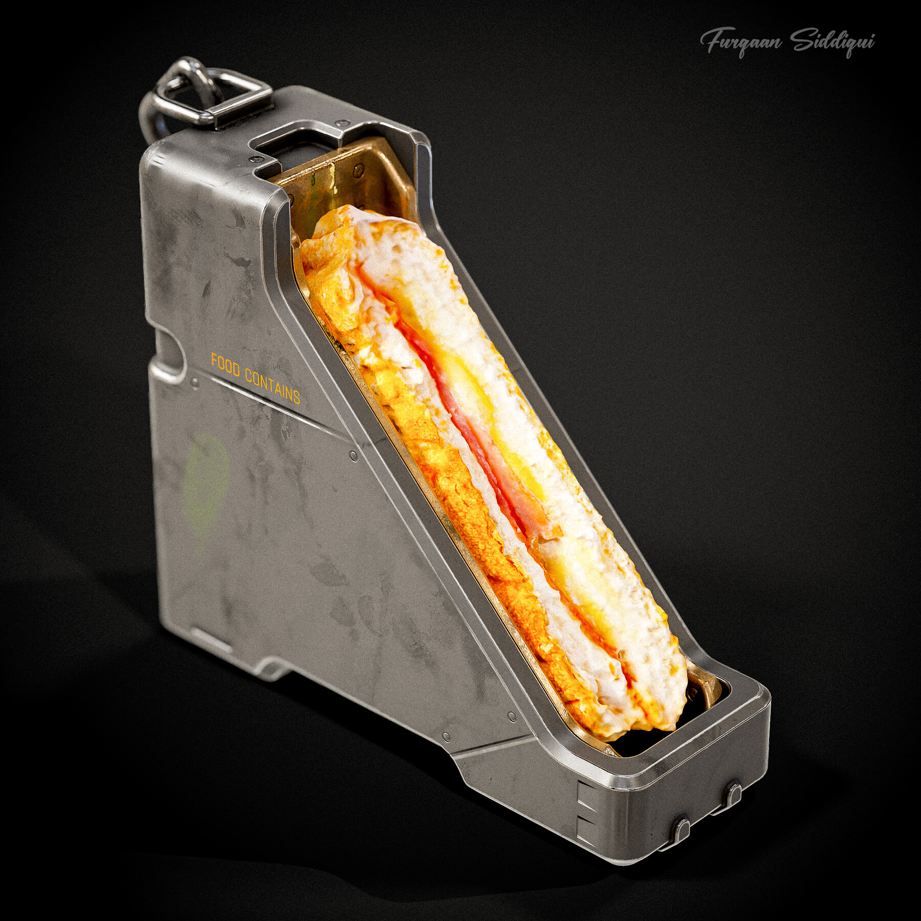 ArtStation - Sci-fi Food Container PBR | Game Assets