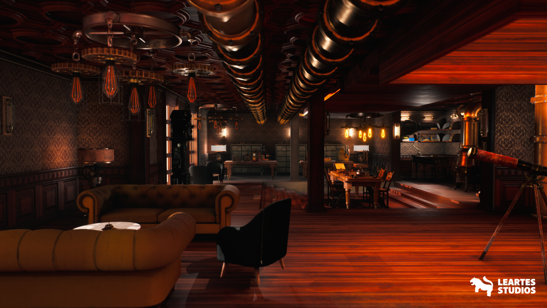 ArtStation - Steampunk Interior | Game Assets