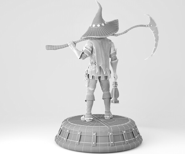 ArtStation - Pumpkin souls reaper Low-poly 3D model | Game Assets