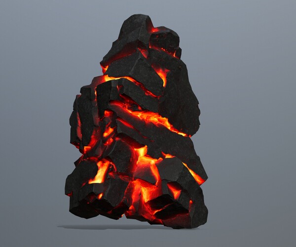 ArtStation - Volcanic Stone | Game Assets