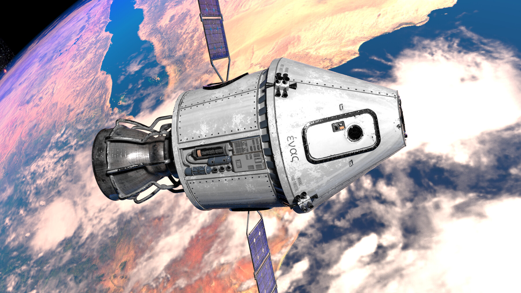 ArtStation - Spaceship - Command module | Game Assets