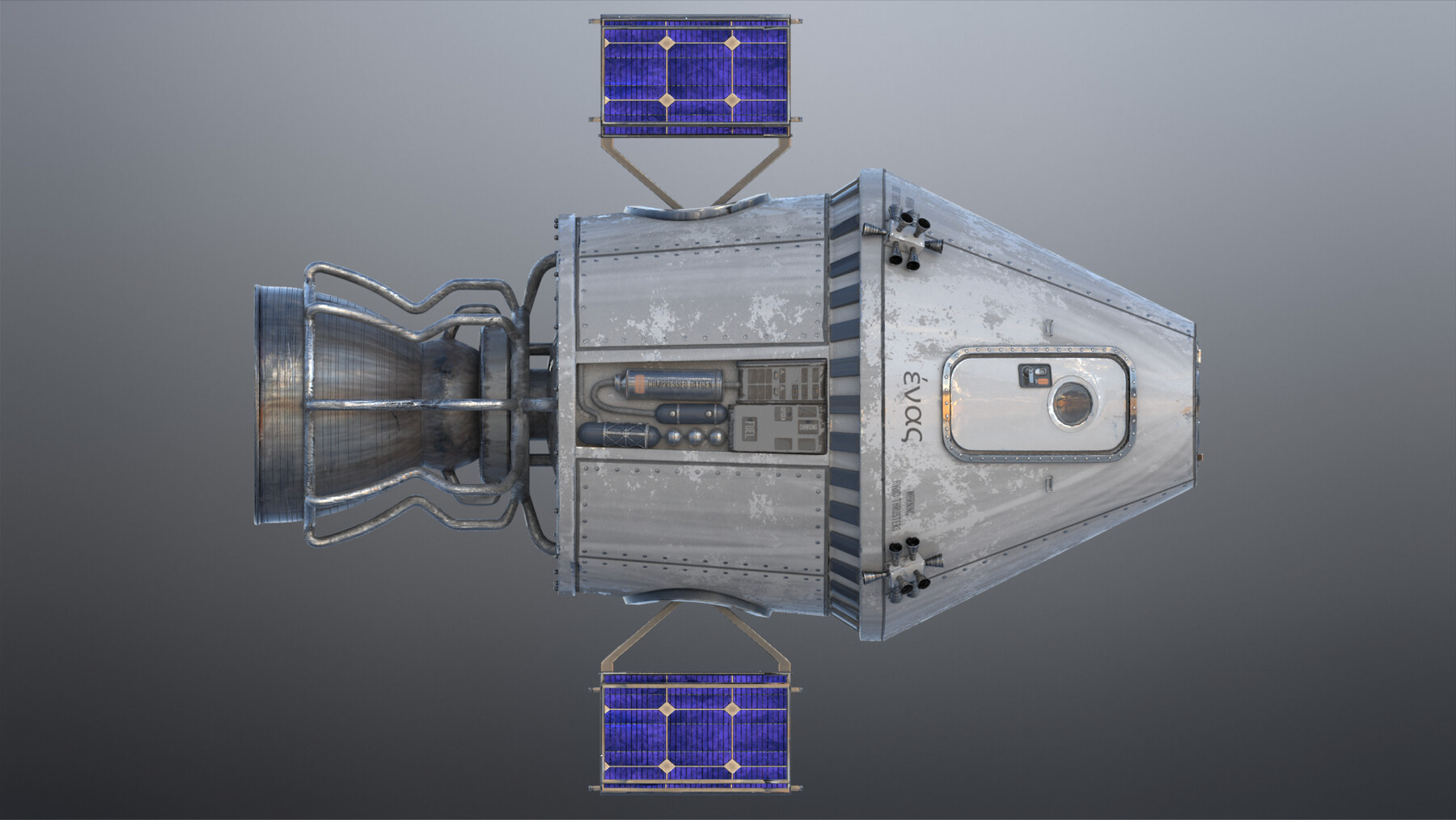 ArtStation - Spaceship - Command module | Game Assets