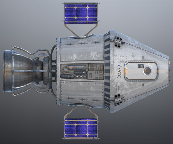 ArtStation - Spaceship - Command module | Game Assets
