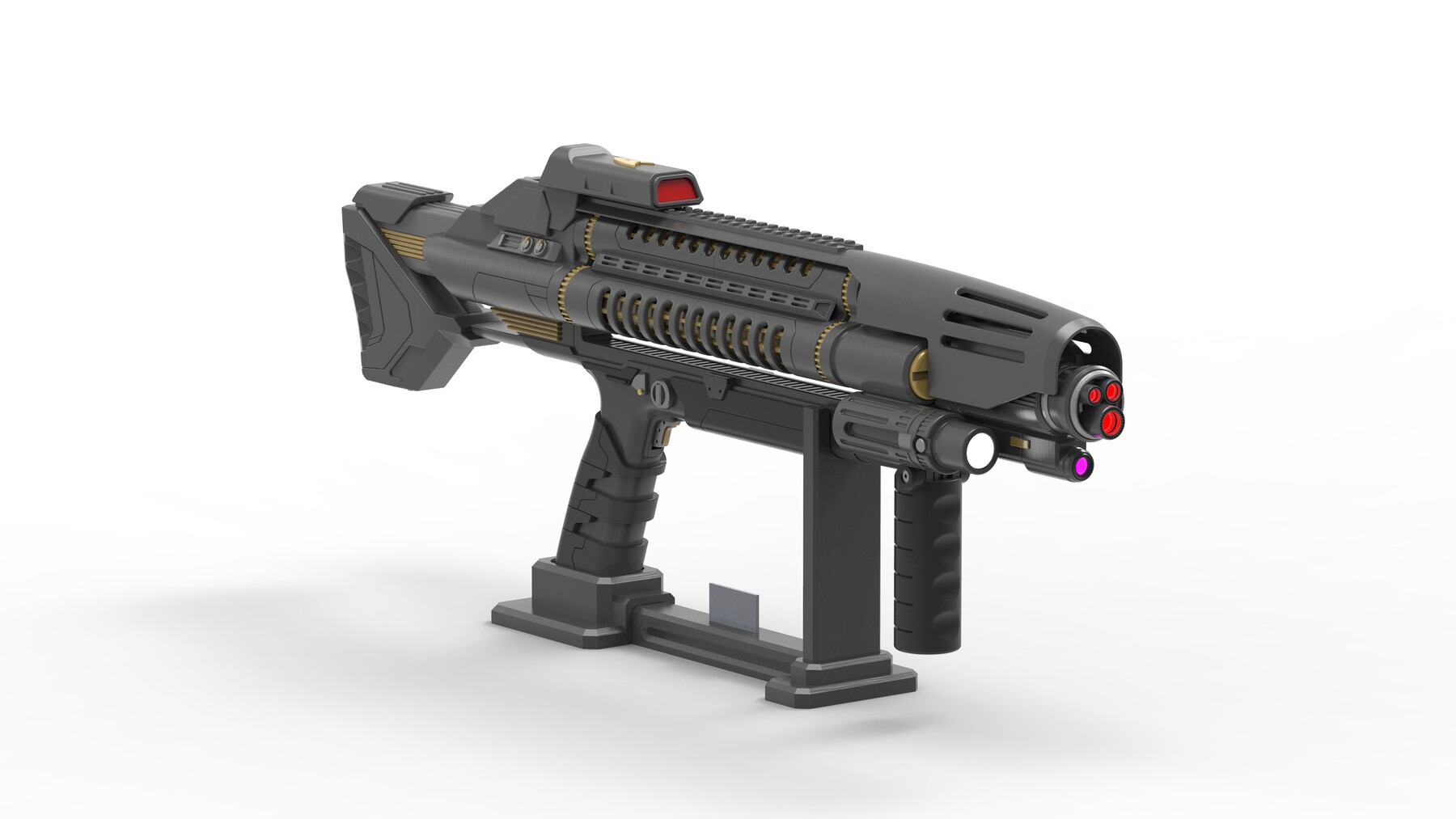 ArtStation - STARFLEET PHASER RIFLE - STAR TREK DISCOVERY - PRINTABLE ...