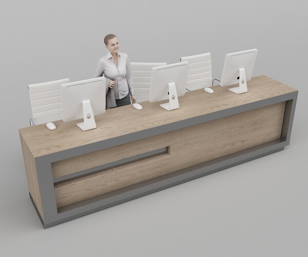 ArtStation - Reception Desk - 037 | Resources