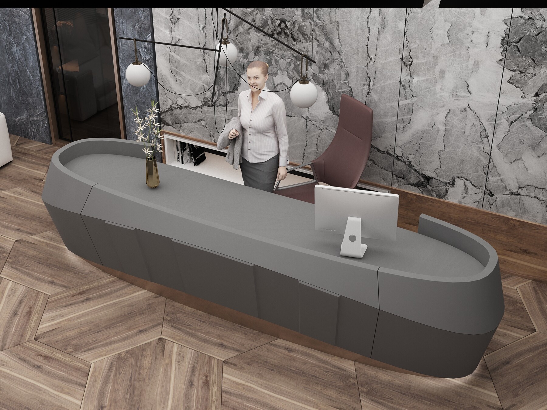 ArtStation - Reception Desk - 043 | Resources