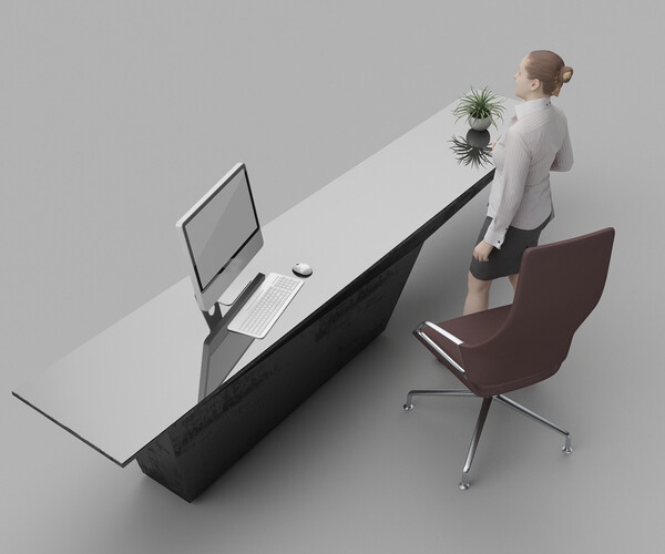 ArtStation - Reception Desk - 047 | Resources