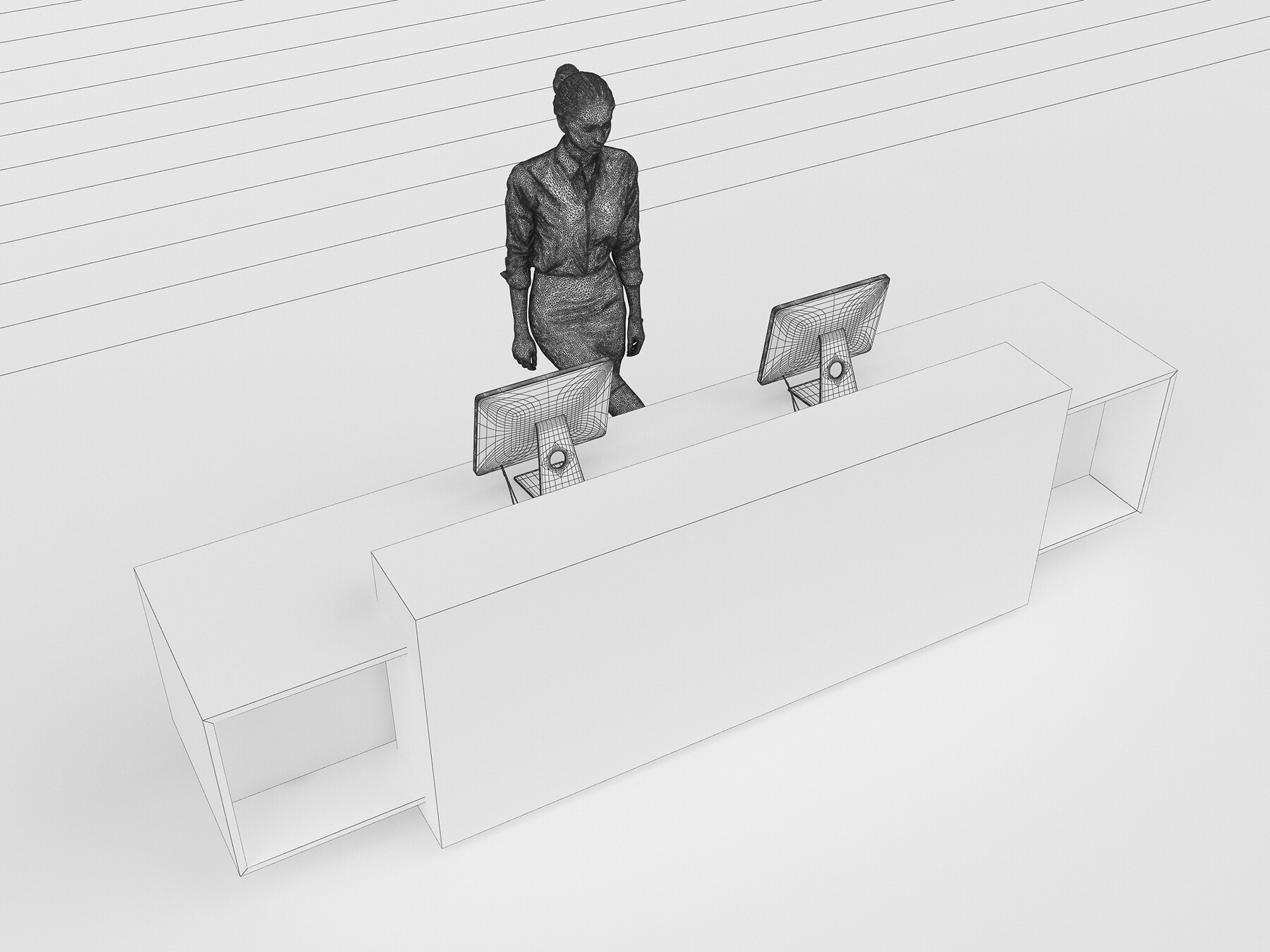 ArtStation - Reception Desk - 049 | Resources