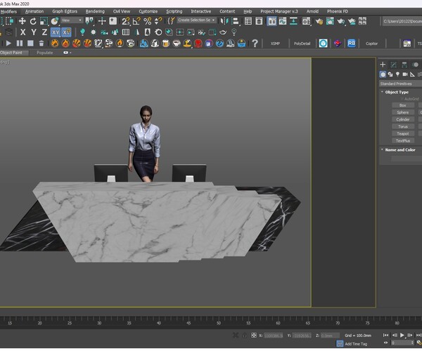 ArtStation - Reception Desk - 051 | Resources