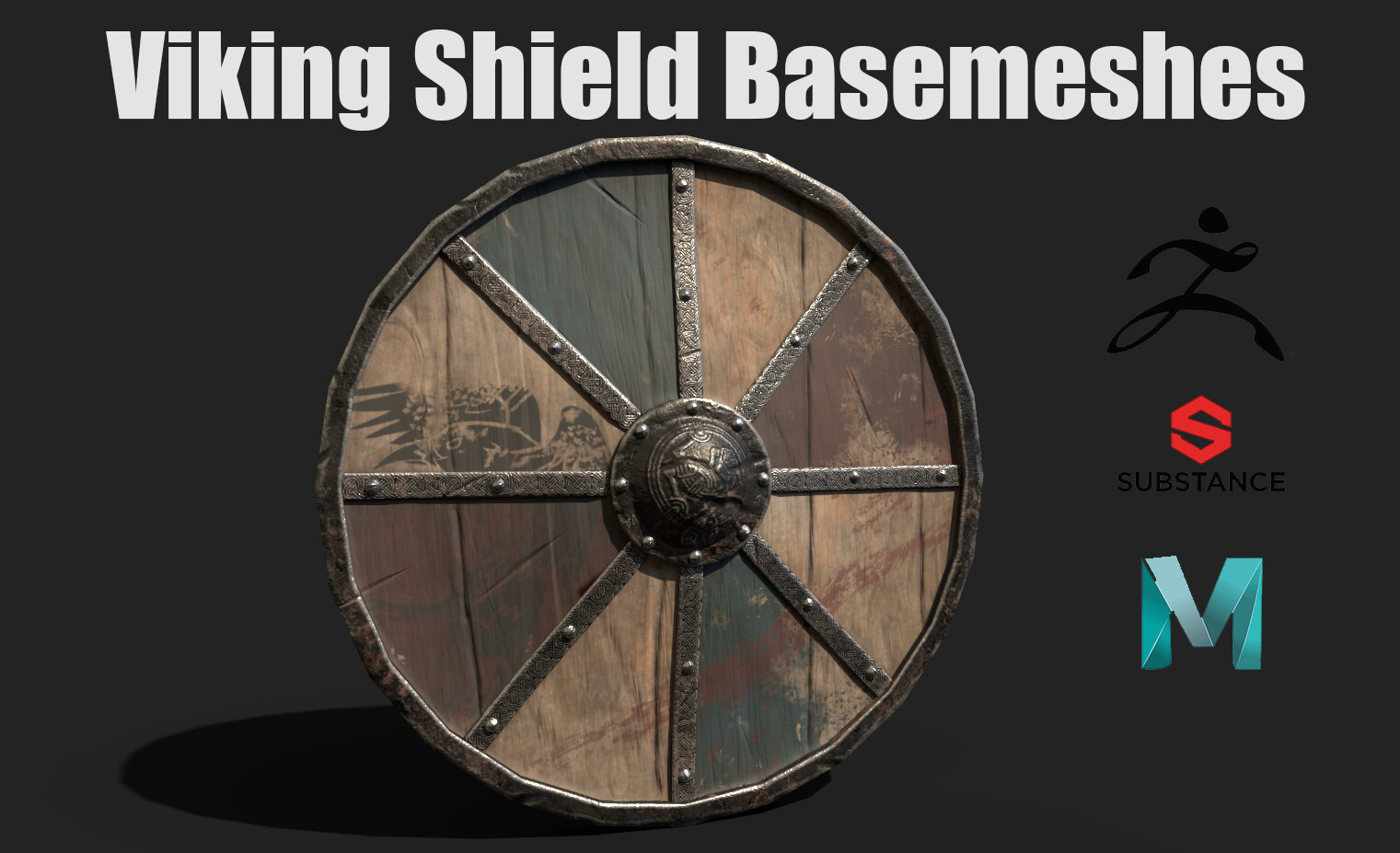 ArtStation - Viking Shield | Game Assets