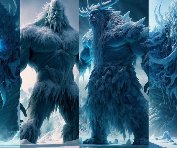ArtStation - The Creature Series: Ice Giants- 20 JPEG of 8k | Artworks