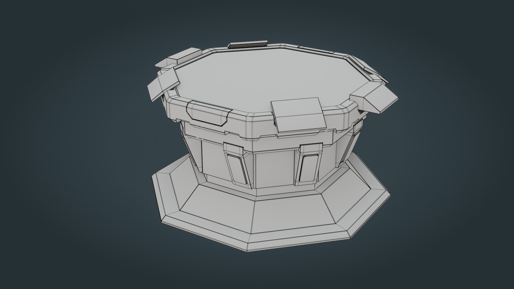 ArtStation - Sci-fi Work Bench - Low poly - PBR - Game ready | Game Assets