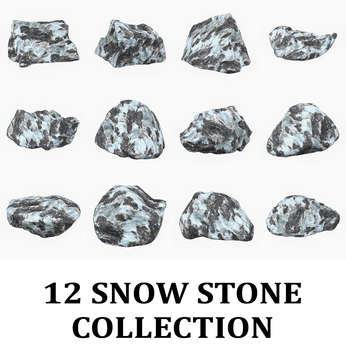 ArtStation - Snow Stone Rock Collection | Resources