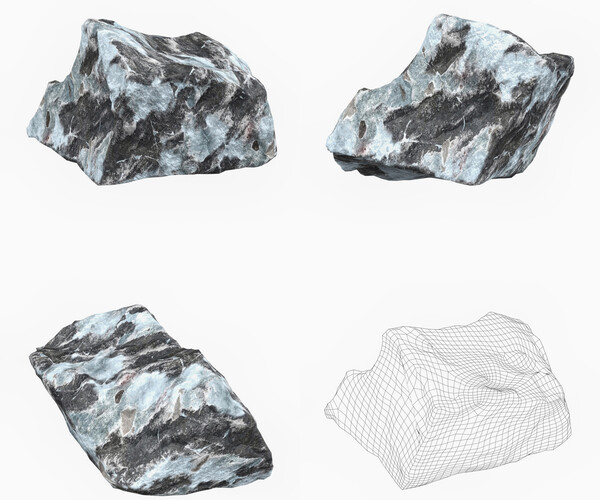 ArtStation - Snow Stone Rock Collection | Resources