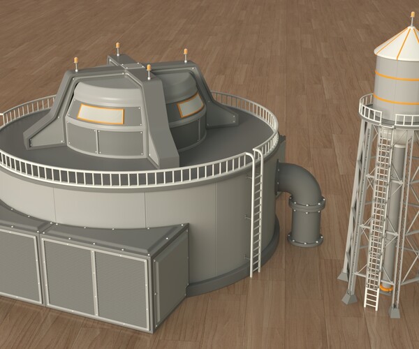 ArtStation - Industrial Tanks - part - 4 - 30 pieces | Resources