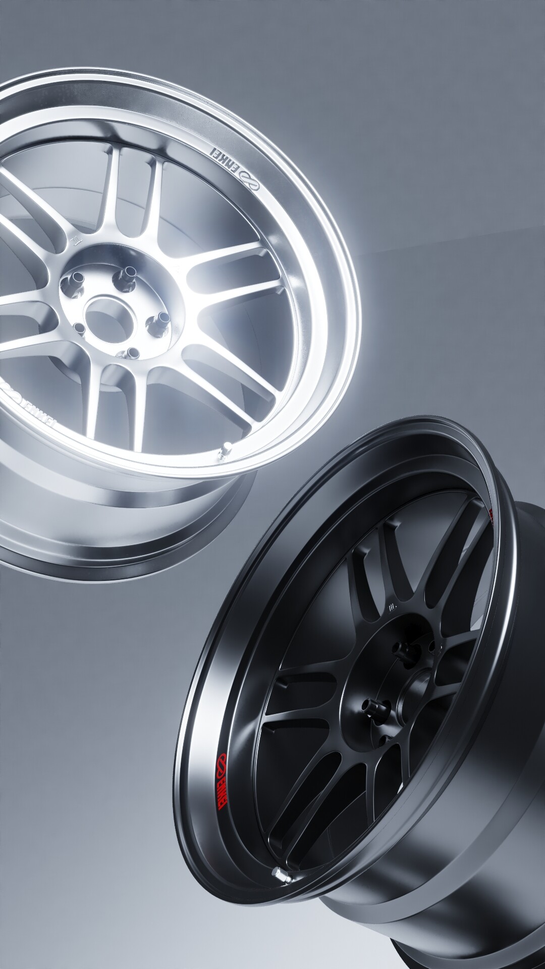 ArtStation - Enkei Wheels - RPF1 with Deep Dish profile 3D Model | Resources