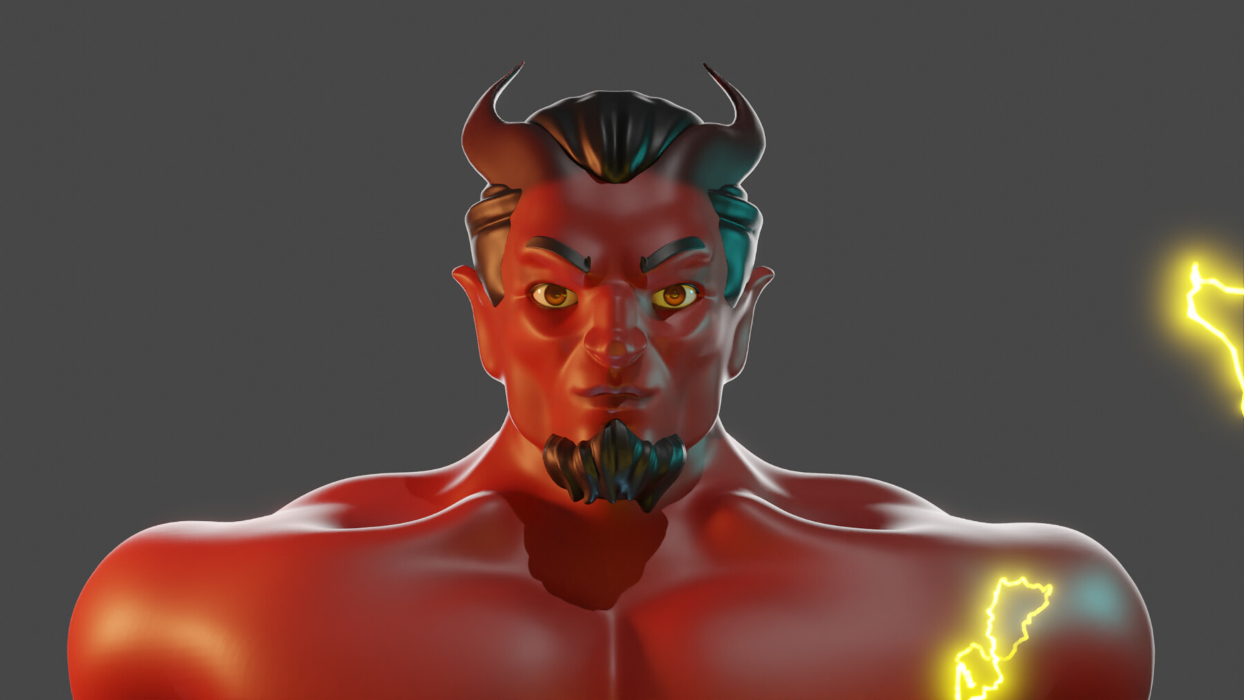 ArtStation - Devil Low Poly Game ready 3d Model (Rigged) | Game Assets