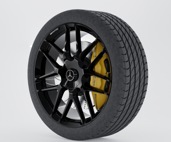 ArtStation - Mercedes wheel | Resources