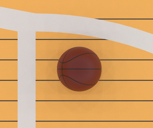 ArtStation - Cartoon Basketball Gym 1 Low-poly 3D model | Resources