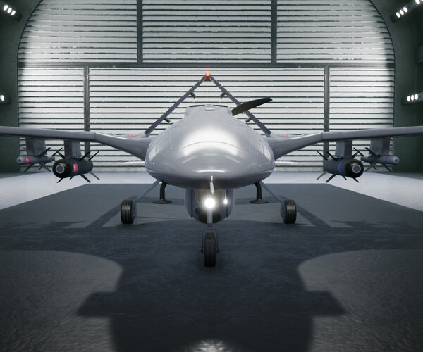 ArtStation - Combat Drone TB2 | Game Assets