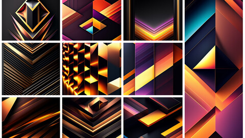 ArtStation - Dark Geometric 10 JPEG | Artworks