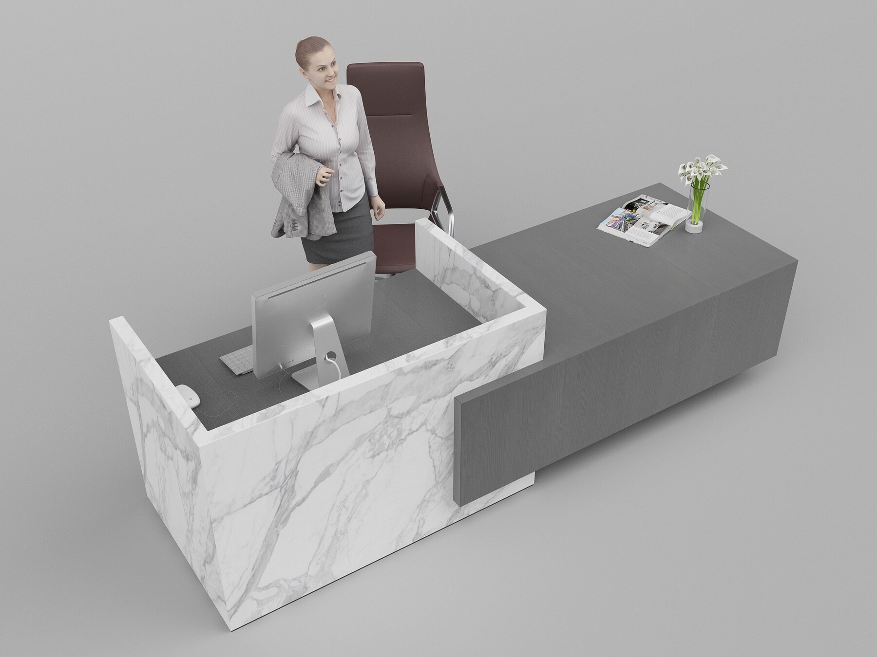 ArtStation - Reception Desk - 073 | Resources