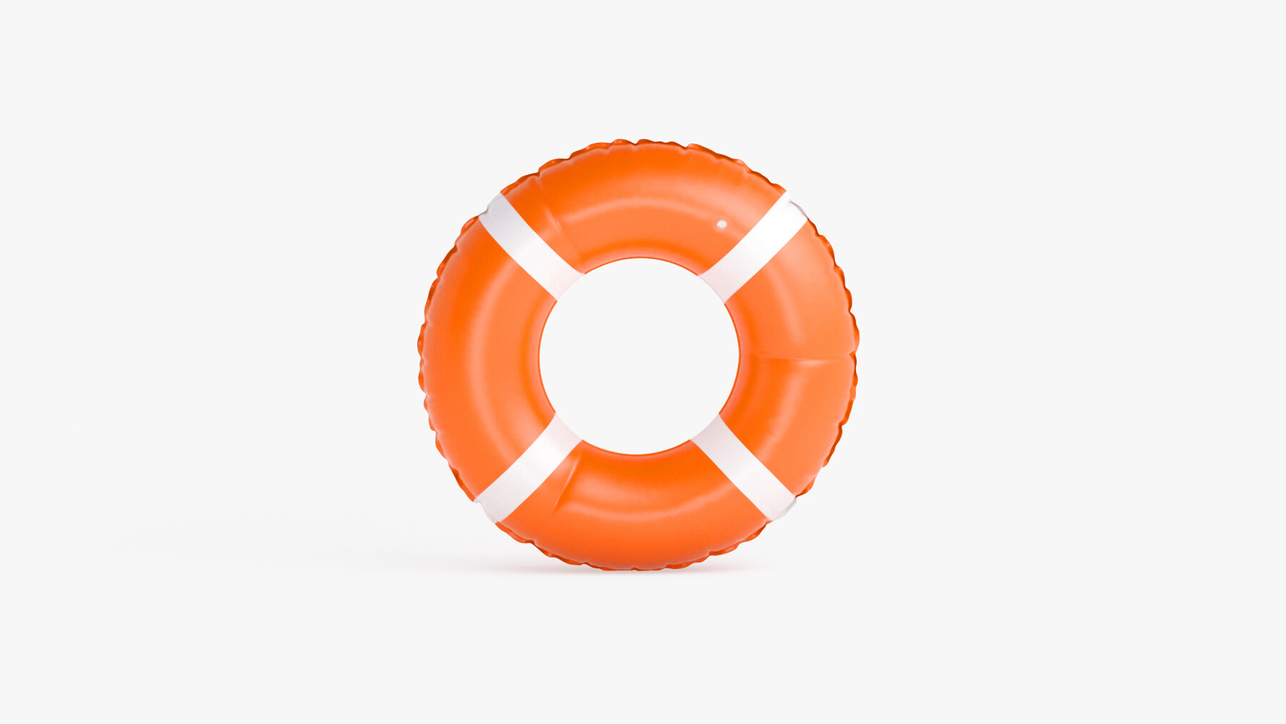 ArtStation - Inflatable Swim Ring - orange round lifebuoy | Resources