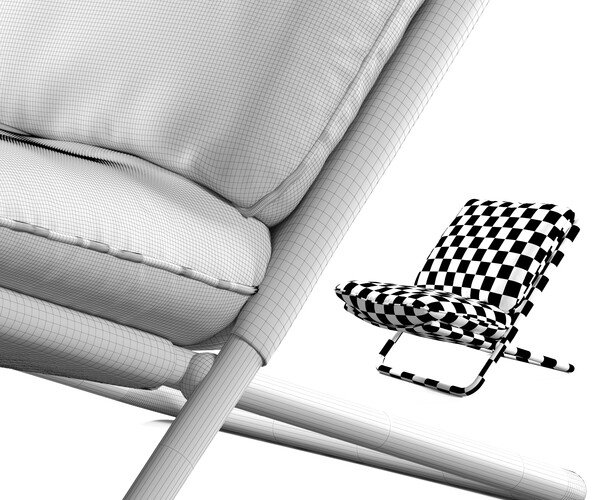ArtStation - Cross Low Arflex armchair 3d mod | Resources