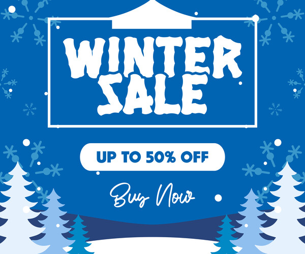 ArtStation - Winter sale. EPS Template File | Artworks