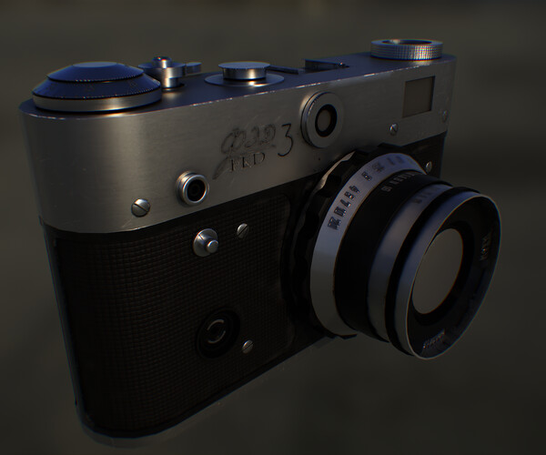 ArtStation - Camera FED 3 3D | Game Assets