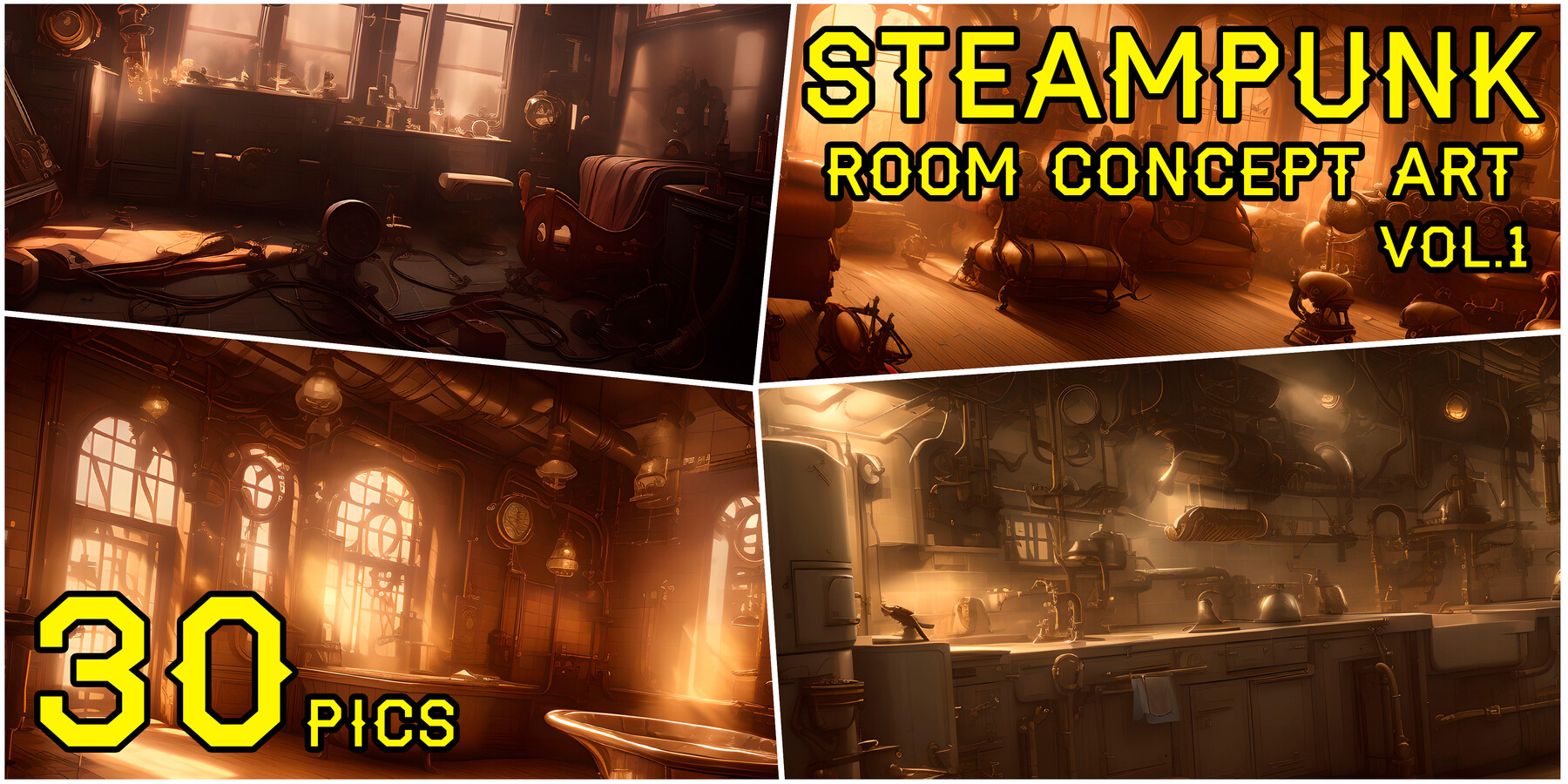 ArtStation - Steampunk concept art pack v.1 | Artworks